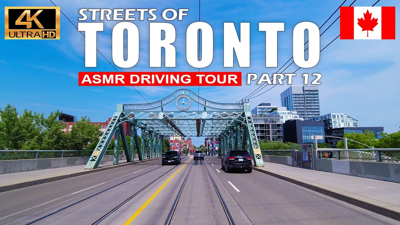 Driving Streets of Toronto, Part 12 Ontario, Canada. ASMR Driving Tour ...