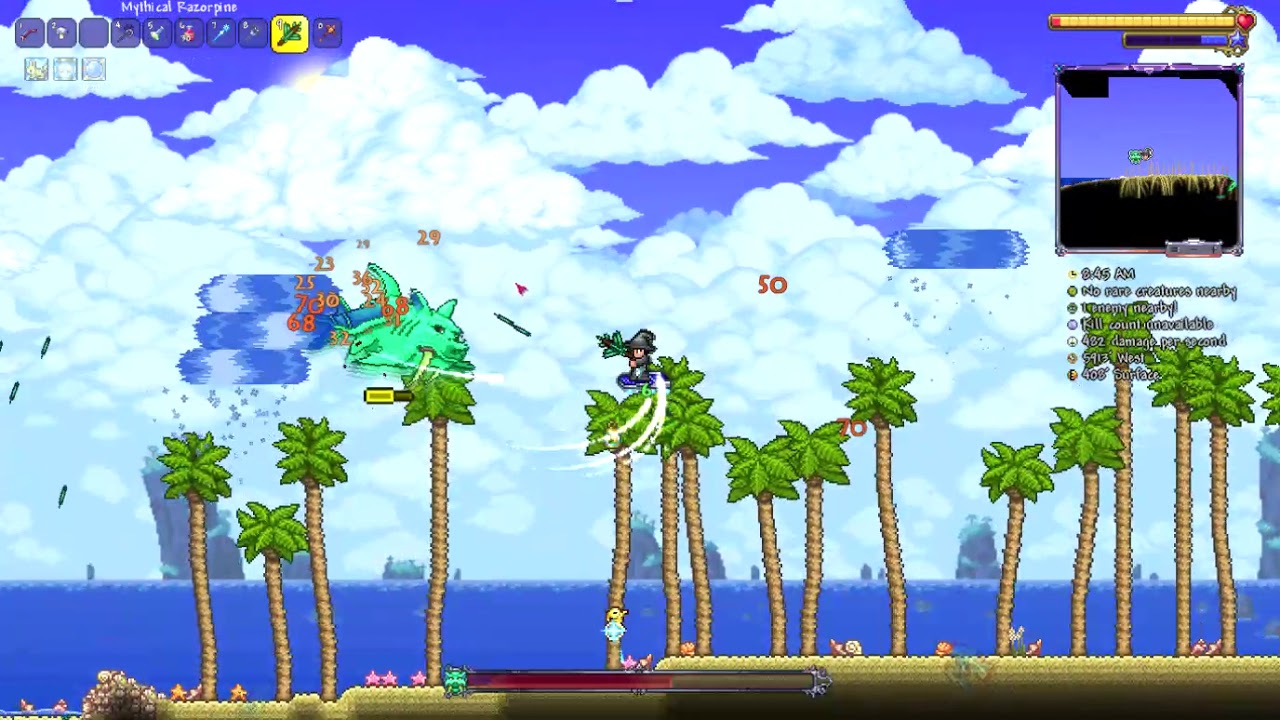 Terraria 1.4 Duke Fishron Mage Build - YouTube