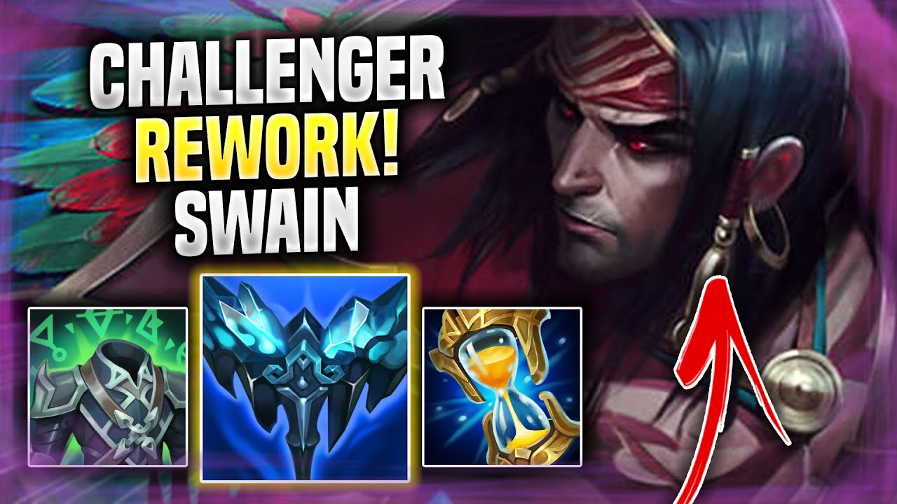 THE BEST SWAIN IN KR TRIES NEW SWAIN REWORK! - Korean Challenger Plays ...