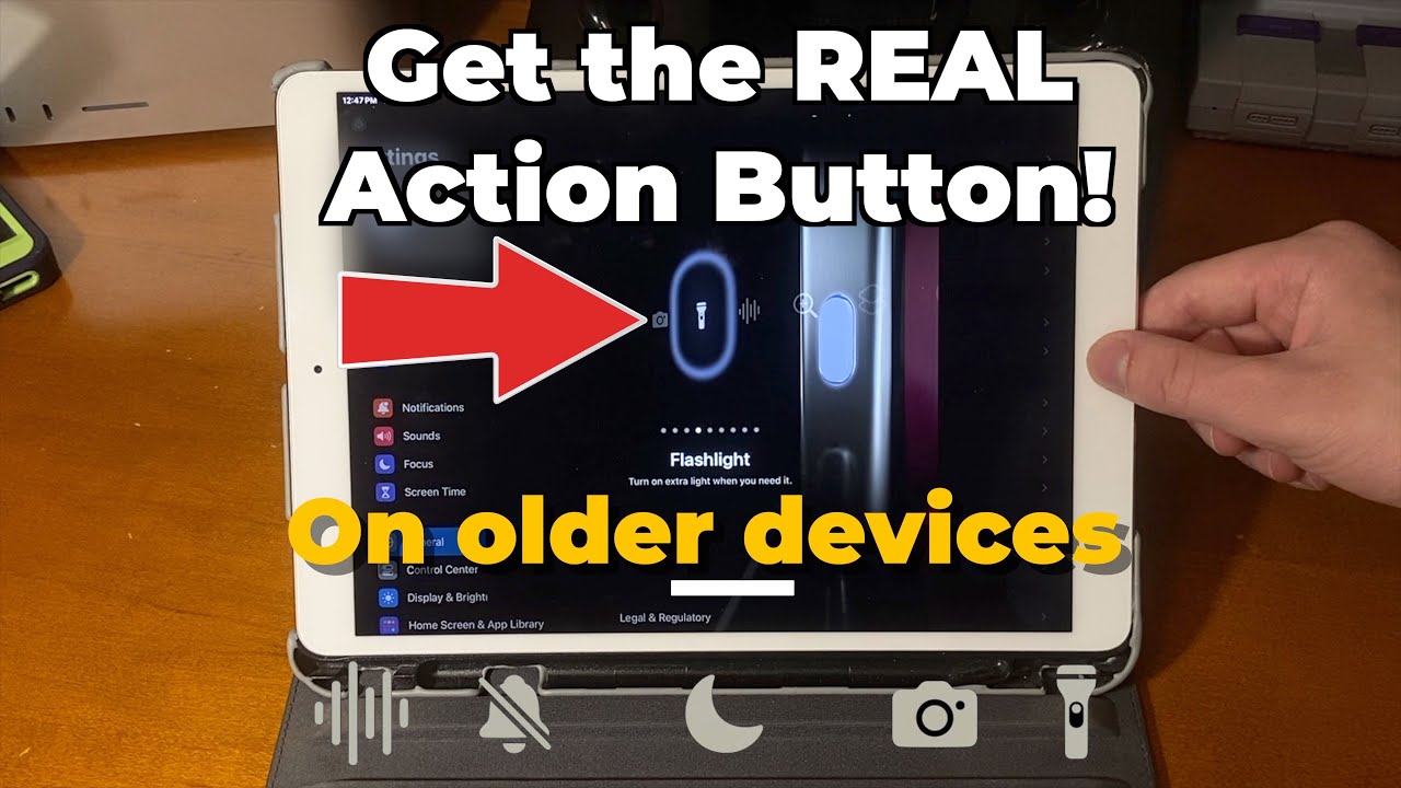 How To Enable The REAL Action Button on OLDER DEVICES! - YouTube