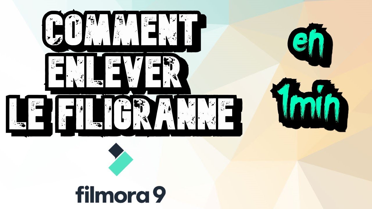 COMMENT ENLEVER LE FILIGRANE DE Filmora 9 [TUTO 2020] (nouvelle méthode ...