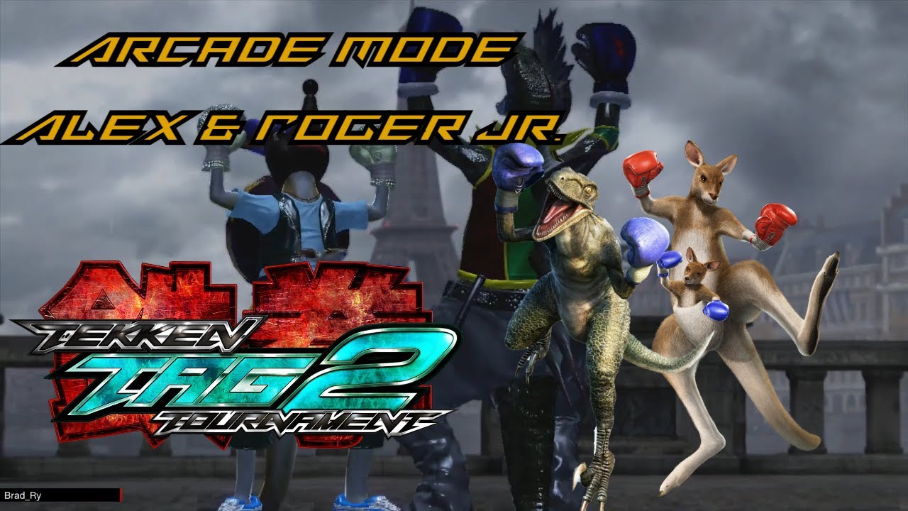 Tekken Tag Tournament 2 - Arcade Mode: Alex & Roger Jr. - YouTube