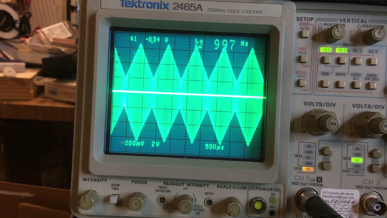 HP 606A Initial power up and quick check out - YouTube