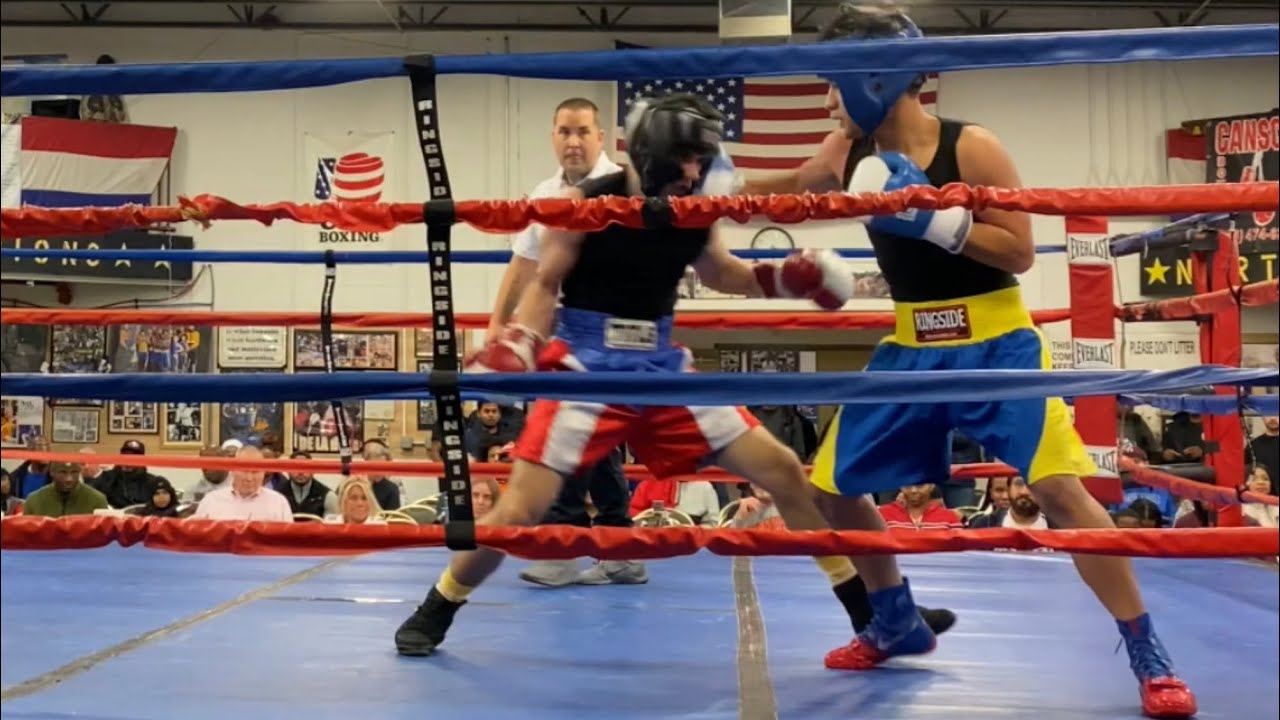 Asian boxer vs Puerto Rico boxer (BOXING FIGHT) - YouTube