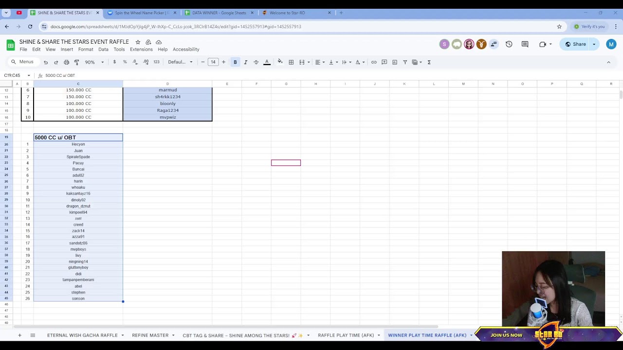 CBT Raffle - STAR RO - YouTube