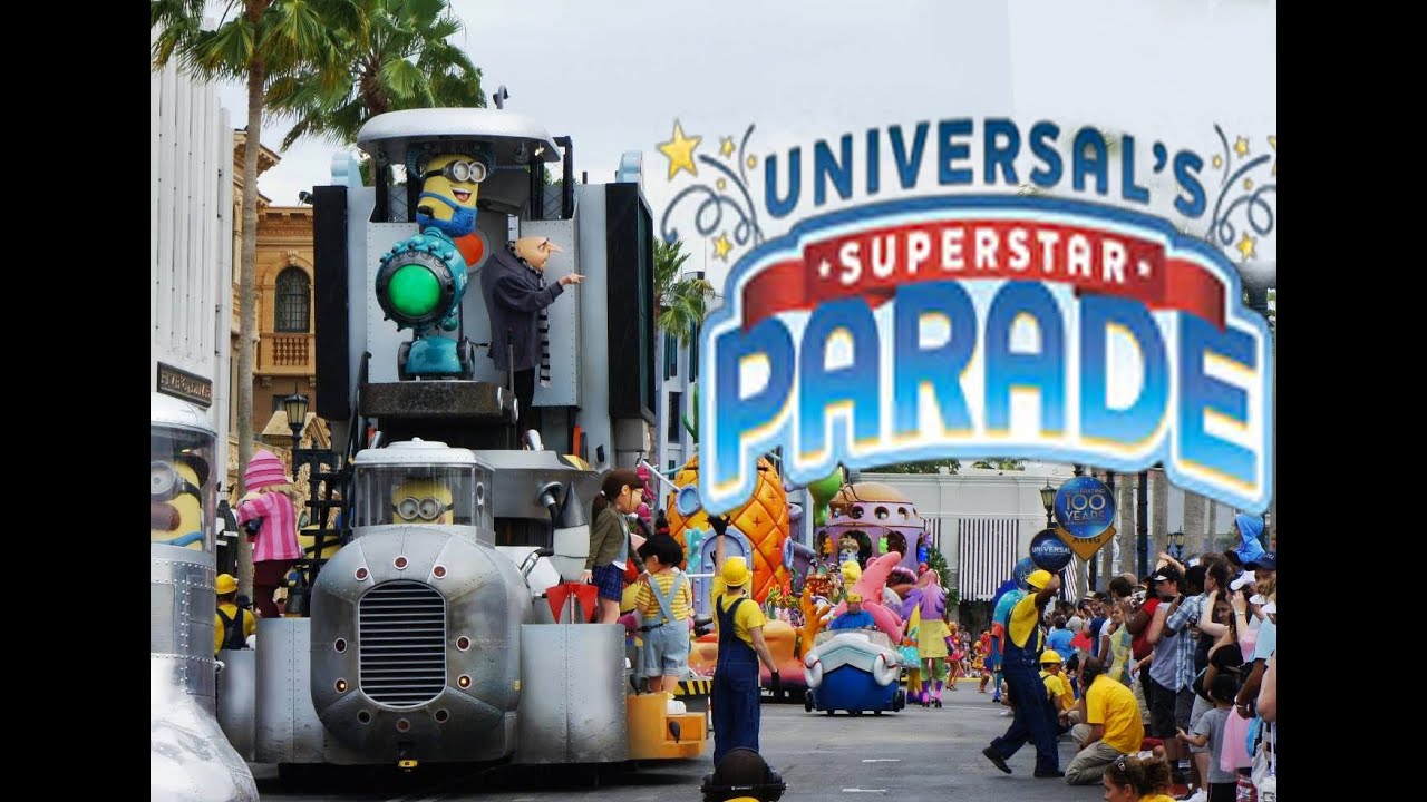 Universal Orlando Florida Superstar Parade 2018 - YouTube