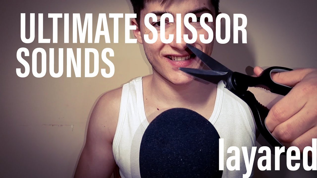 ☆ASMR☆ AGGRESSIVE scissor SOUNDS (NO TALK) - YouTube