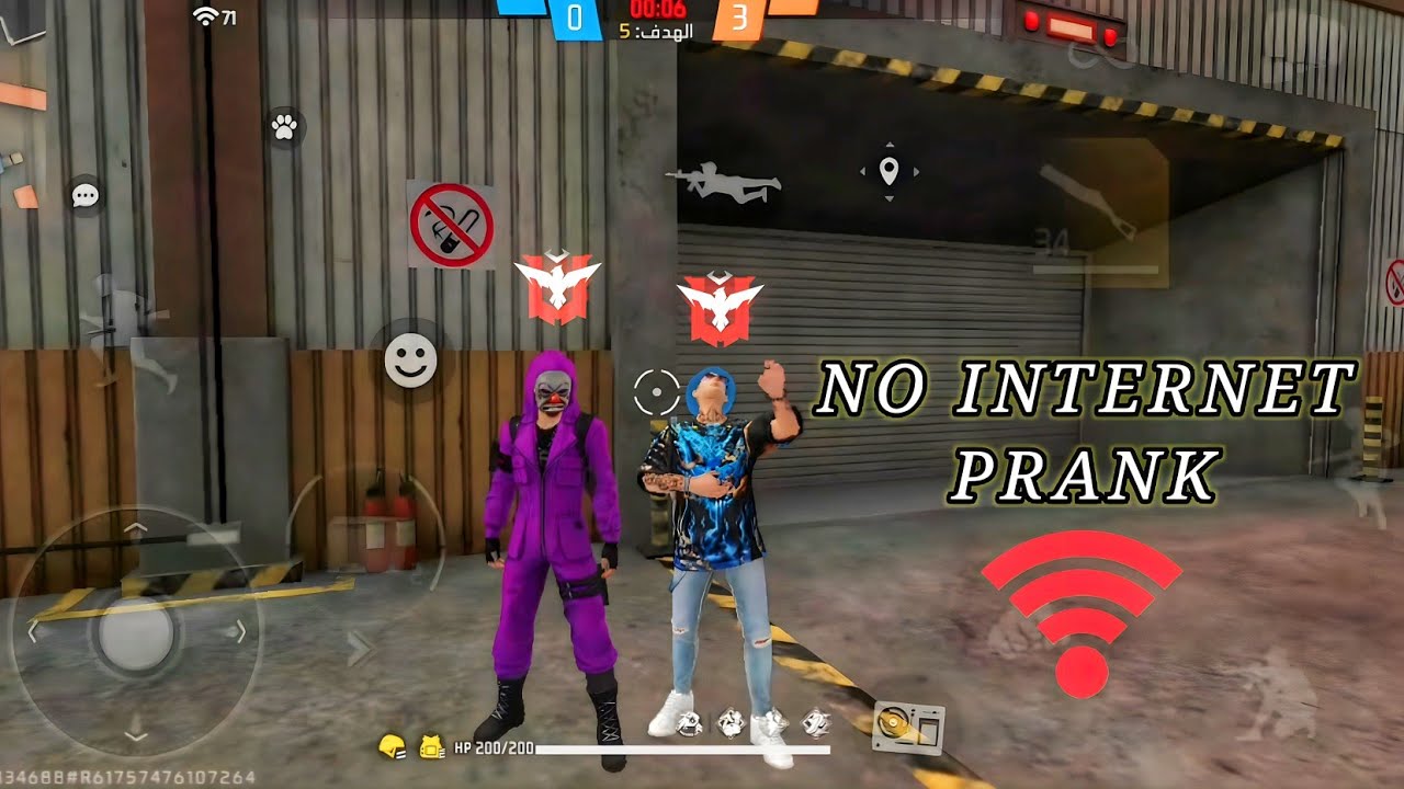 Free Fire / NO INTERNET PRANK /Free Fire 99% Headshots - YouTube