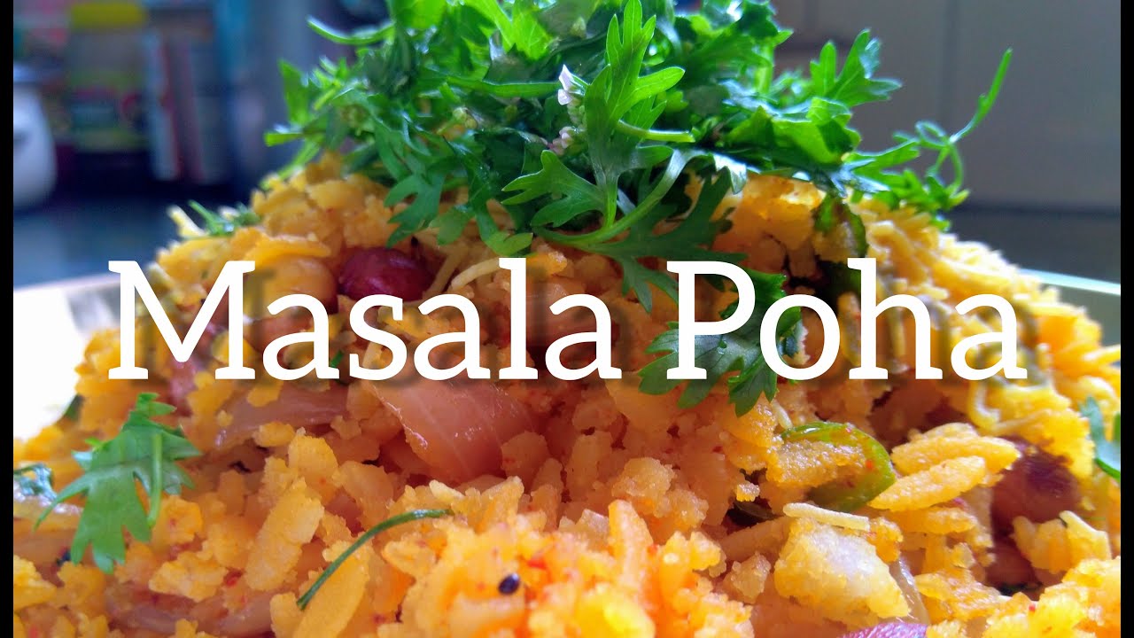 Masala Poha Recipe | Breakfast Masala Poha Recipe | मसाला पोहा Kitchen ...