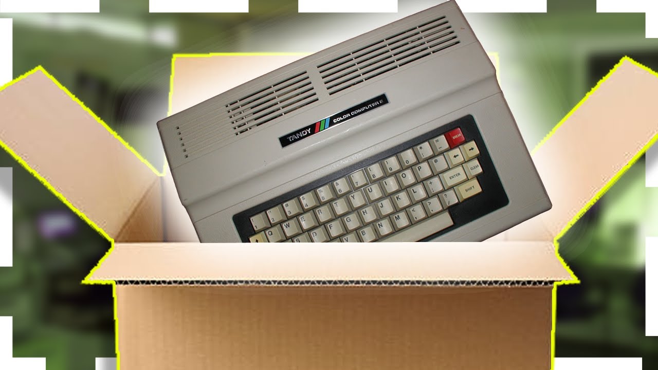 Tandy TRS-80 Colour Computer II UNBOXING 2016! - YouTube