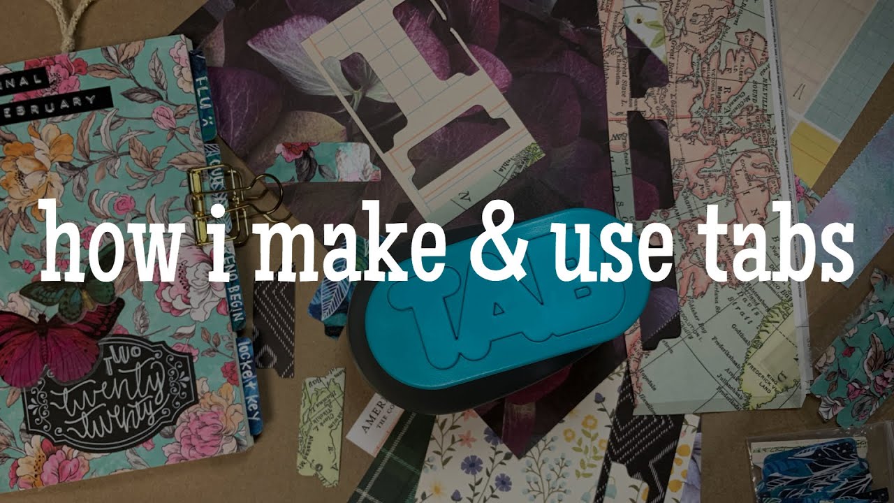 Tabs: How I Make & Use Them in My Journal - YouTube