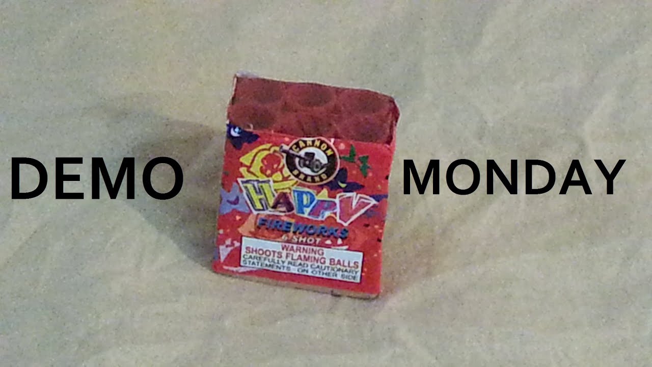 Happy fireworks - Cannon brand - YouTube