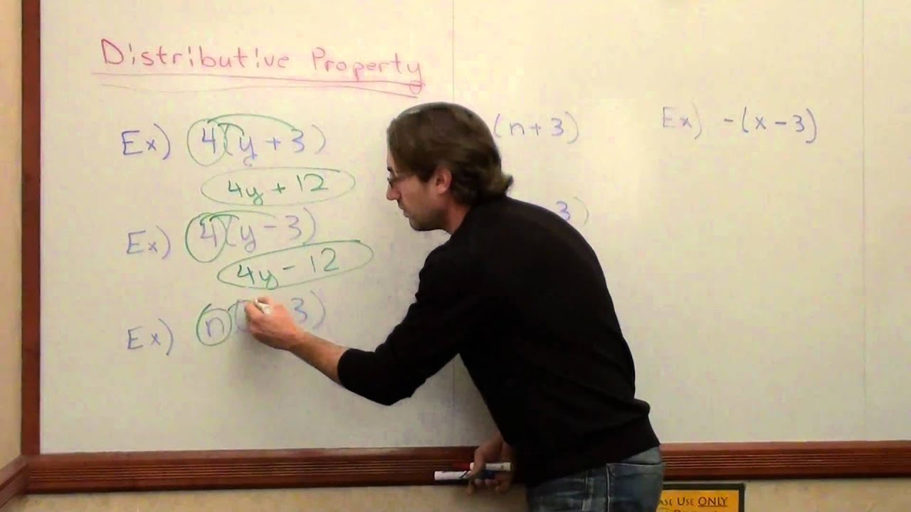 Free Math Lessons Distributive Property - YouTube