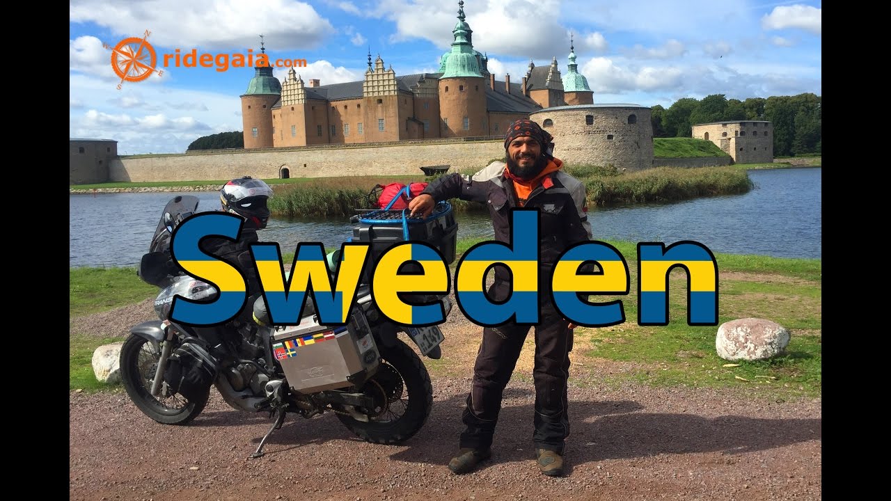 Ep 22 - Sweden - Motorcycle Trip Around Europe - Honda Transalp 700 ...