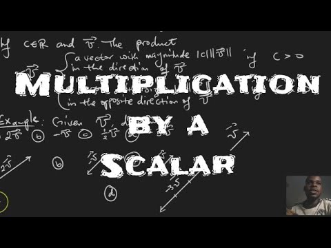 Vectors| Multiplication by a Scalar - YouTube