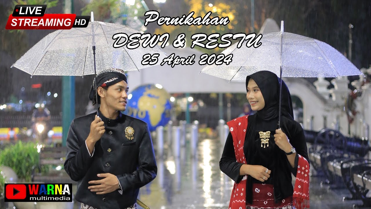 🔴 #livestream | Pernikahan | DEWI & RESTU | 25 April 2024 | CS.Purwo Caroko | Warna Multimedia ...