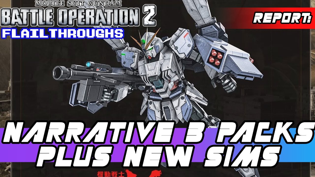 GBO2 Changes The Narrative: Gundam NT B-Packs Coming 12/14 With New ...