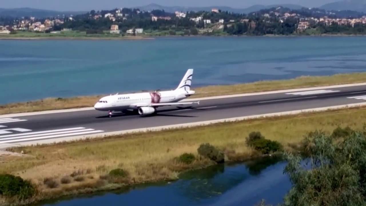 Corfu International Airport - Διεθνές αεροδρόμιο Κέρκυρας - YouTube