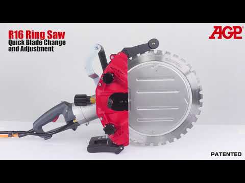 AGP【R16 High Frequency Brushless Ring Saw】Quick Blade Change System