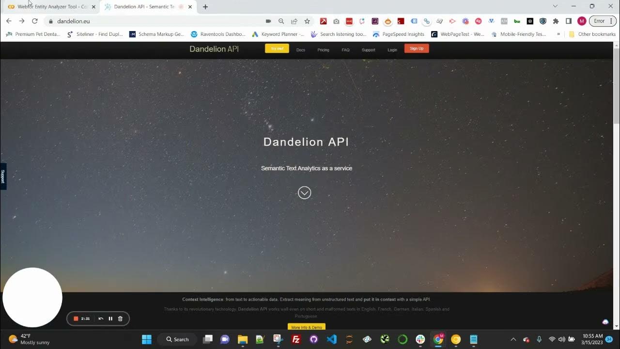 Entity NLP SEO Entity Analysis using Python and Dandelion API - YouTube