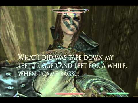 How to level Block to 100 in skyrim (easy) - YouTube