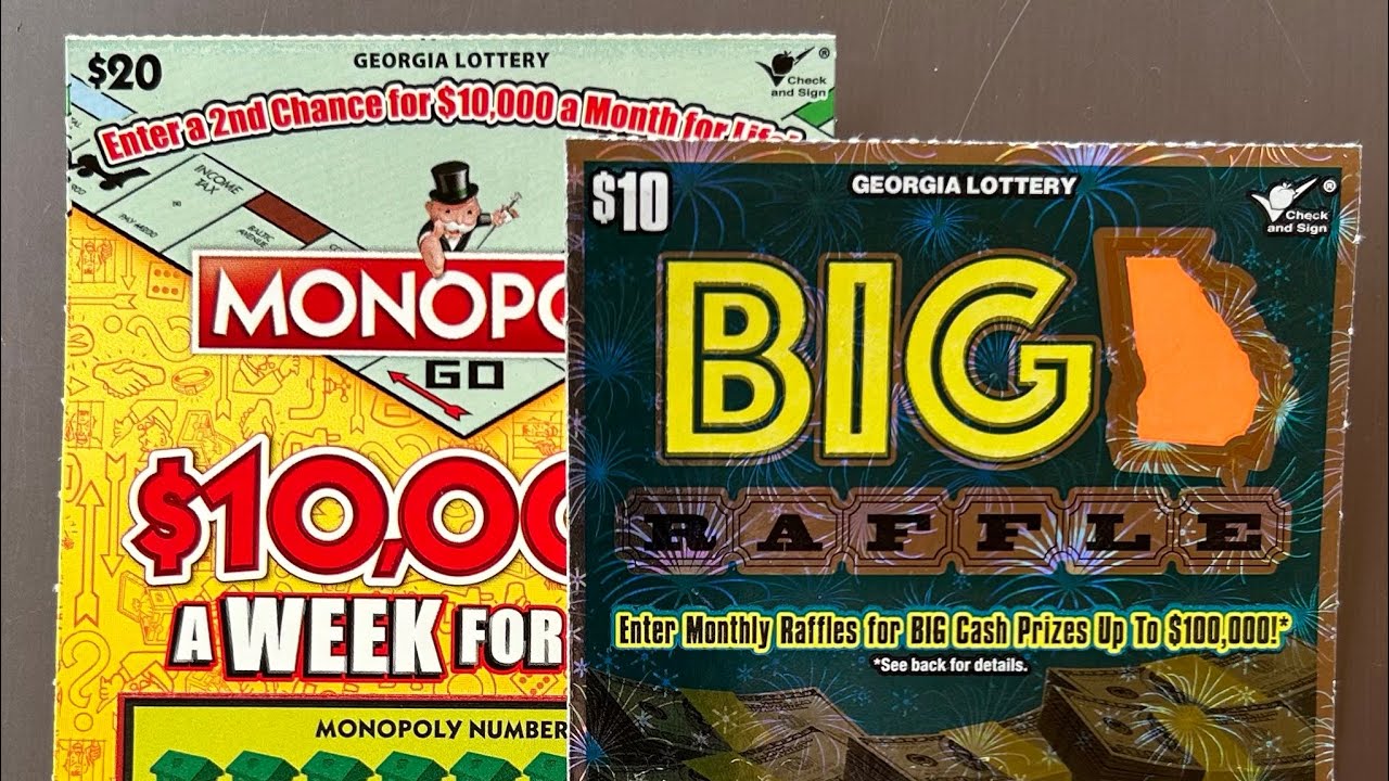 Big Raffle and Monopoly $10,000 a Week for Life 💰 Black box special ️ ...