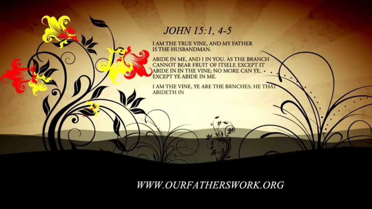 JOHN 15 1 4 5 YouTube