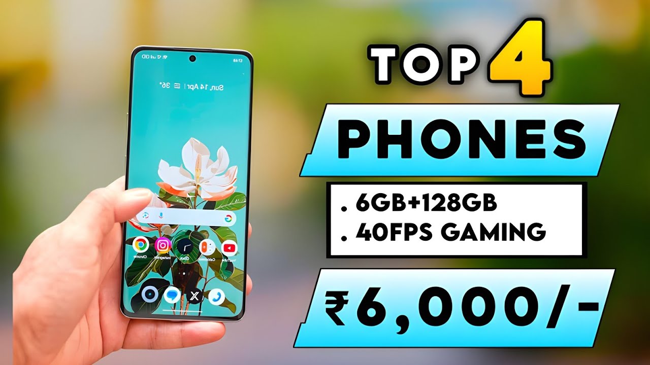 6GB+128GB | Top 4 Best Smartphone Under 6000 in june 2025 | Best Phone ...