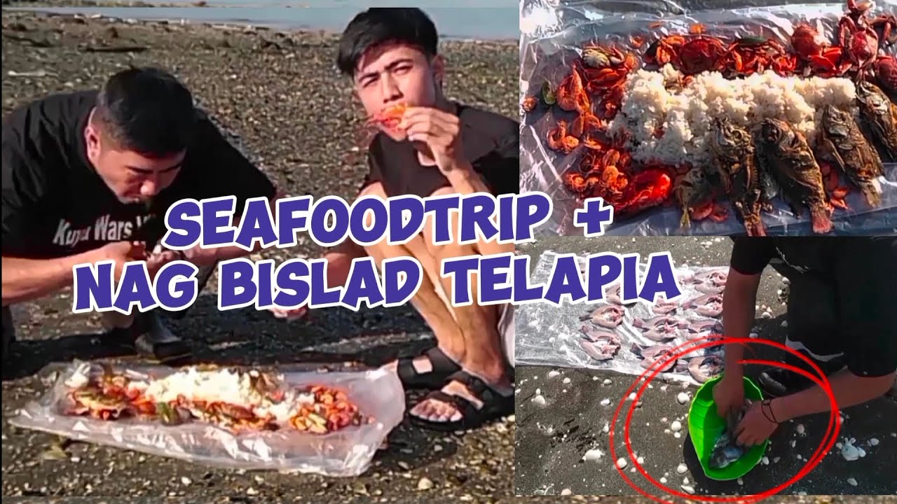 SEAFOODTRIP +nag bislad ng tilapia 🐳😮 #fishingvideo #philippines # ...