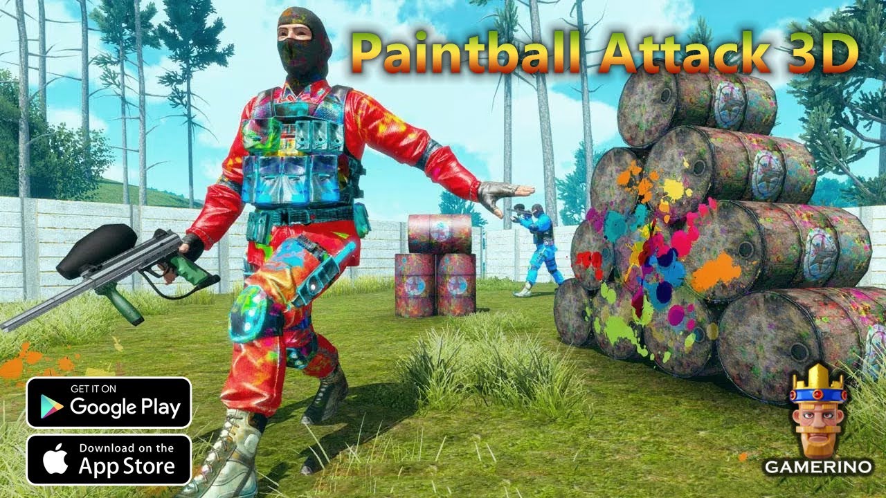 Paintball Attack 3D #gameplay #mobilegame #game - YouTube