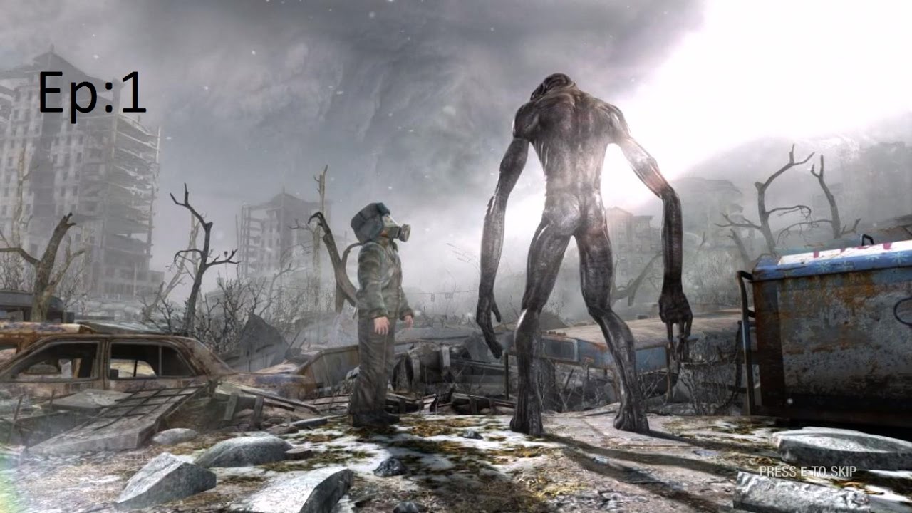 Metro: Last Light Redux - Ep: 1 - Creepy Scary long Armed Aliens! - YouTube