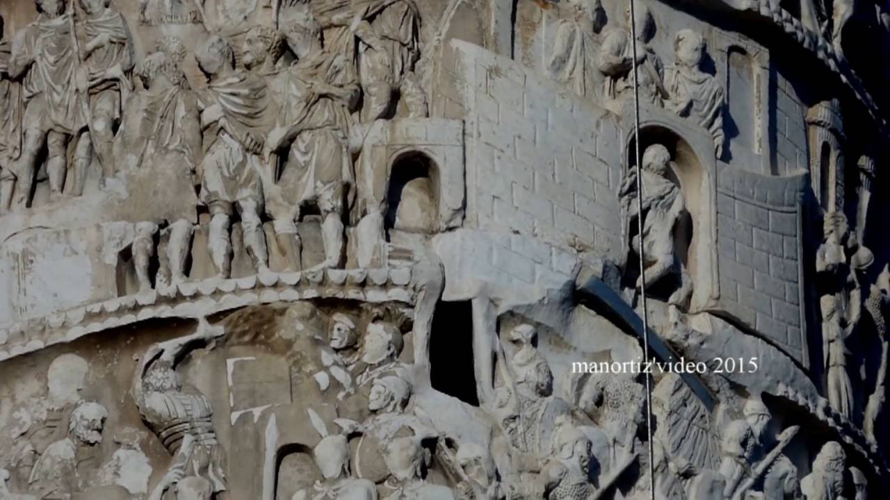 Roma, Colonna Aureliana in HD 1080 (manortiz) - YouTube