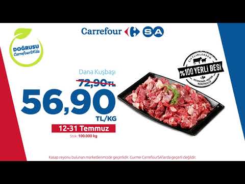 Dana Kuşbaşı 72,90 TL/Kg Yerine 56,90 TL/Kg