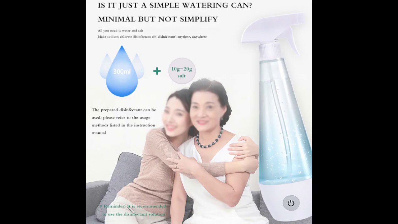 Portable Hypochlorous Acid Disinfection Water Manufacturing Generator ...