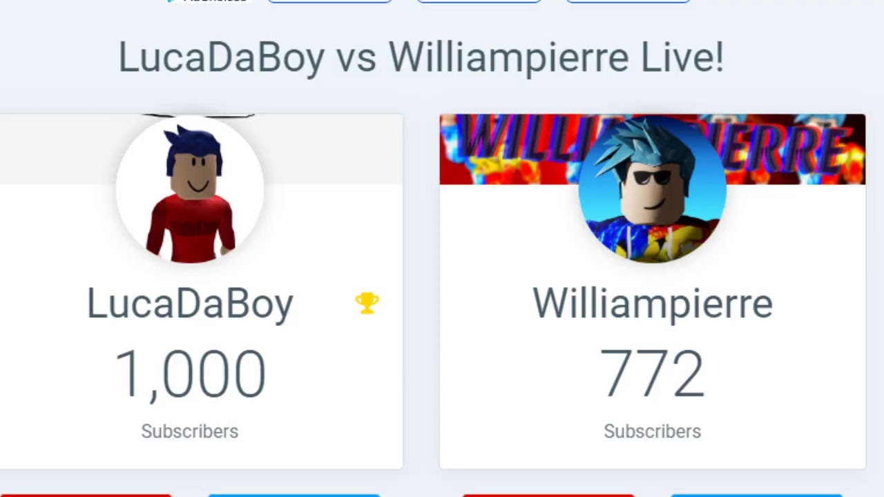 LucaDaBoy vs Williampierre LIVE - YouTube