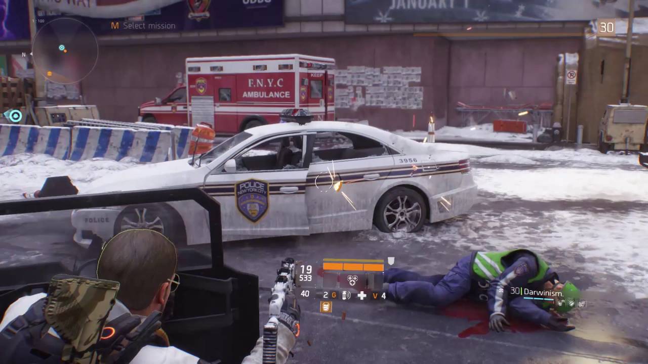 The Division - Shield glitch with mobile cover with primary weapon ...
