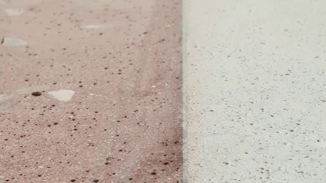 MAPEI Ultratop Terrazzo Floor - YouTube