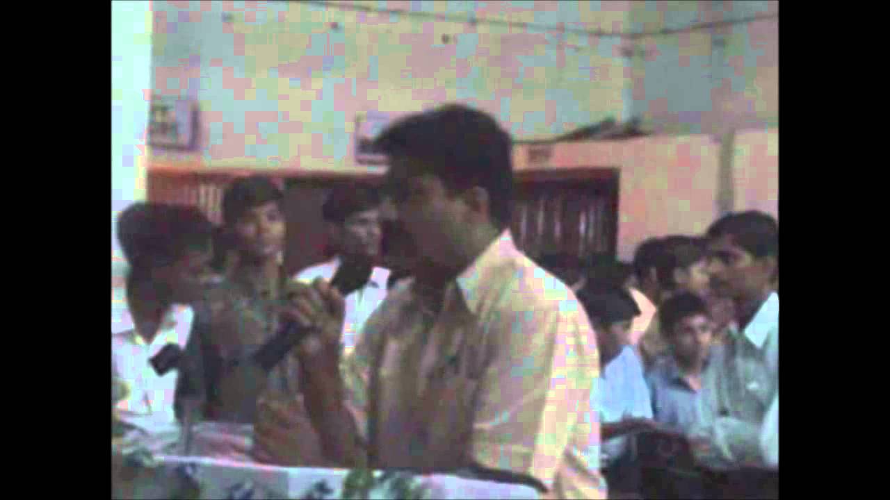 Teachers Day Celebration 2009 @ JNV Datia- Principal sir Singing Song ...