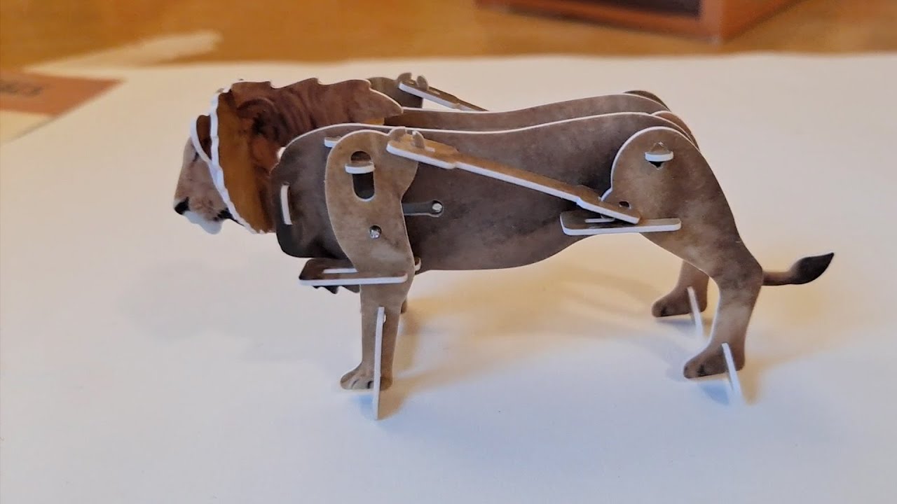 Assembling the Clockwork Animals Lion 20211220 - YouTube
