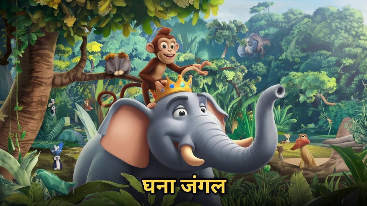 Talented Monkey - Hindi Kids Kahaniya - YouTube