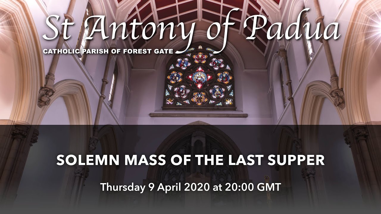 Solemn Mass of the Last Supper - YouTube