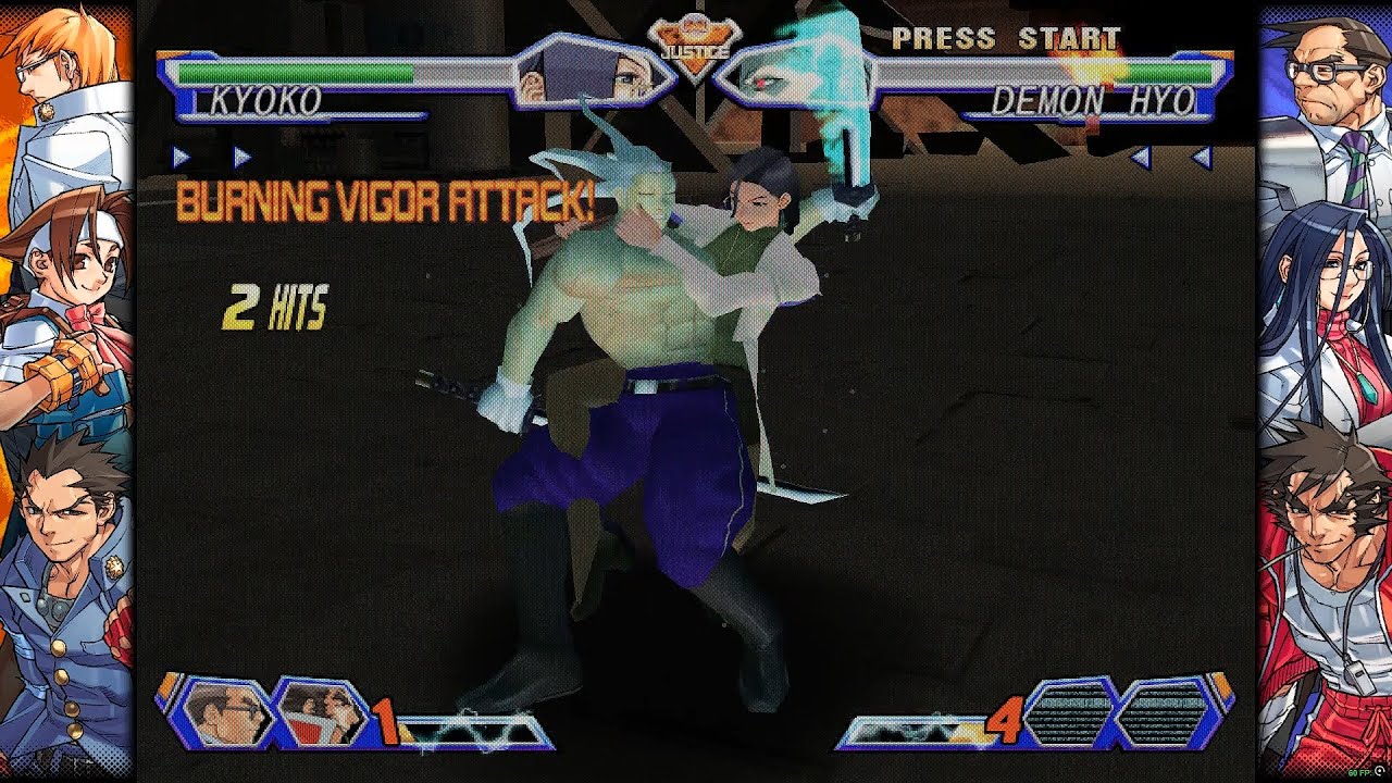 Project Justice - Justice H.S Story Arcade - Capcom Fighting Collection 2 - YouTube