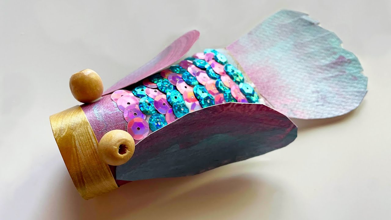 Paper Tube Koi Fish - A WheatonArts Family Art Workshop - YouTube