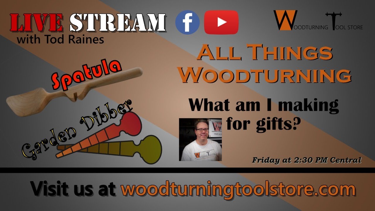 Live Stream: All Things Woodturning with Tod Raines - Woodturning Tool ...