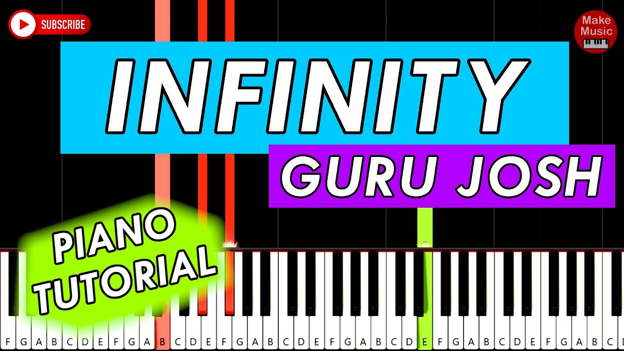 INFINITY (Guru Josh) - Piano Keyboard Tutorial - SUPER EASY VERSION ...