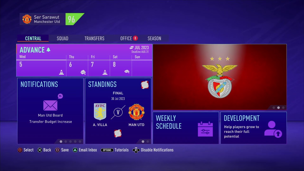 Fifa 20 Manager Mode Manchester United Ep.58 by SerSarawut - YouTube