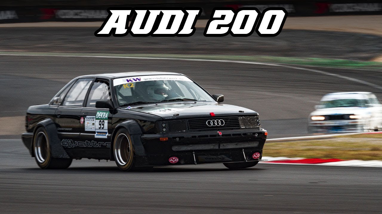 Audi 200 Quattro Touringcar | 5 cylinder Turbo sounds | Oldtimer GP ...