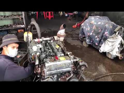 Nổ Thử Máy Yanmar Mới Về Kho Việt Nam 4LM 80 Mã Lực 3000 Tiếng Hú Cực Đã - YouTube