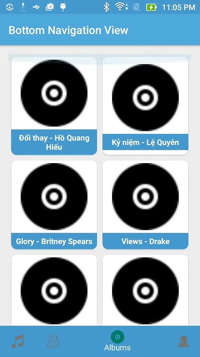 Bottom Navigation View by Design Support Library in Android - YouTube