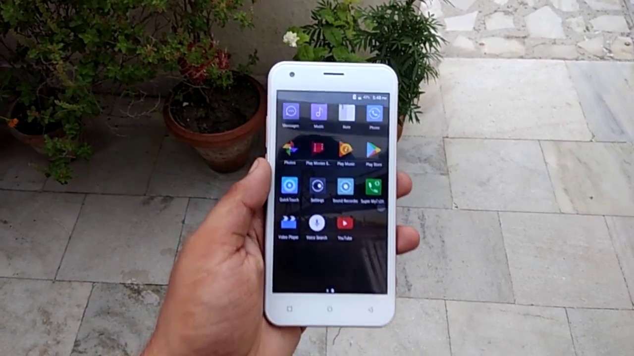 Unboxing, Overview of iVoomi Me 5 - YouTube